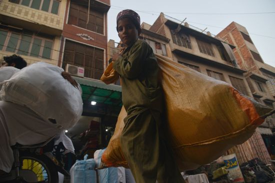 Pakistani Young Laborer Busy Their Workplace Editorial Stock Photo ...