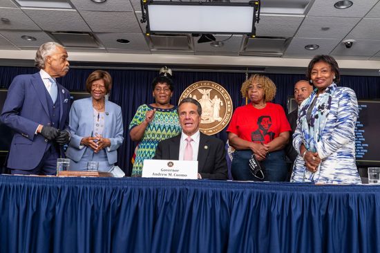 Governor Andrew Cuomo Signed Say Their Editorial Stock Photo - Stock ...