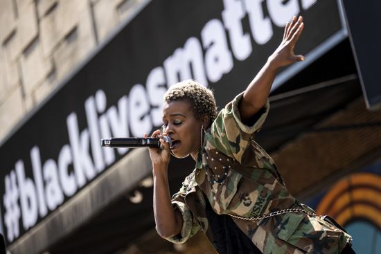 Us Singer V Bozeman Delivers Speech Editorial Stock Photo - Stock Image ...