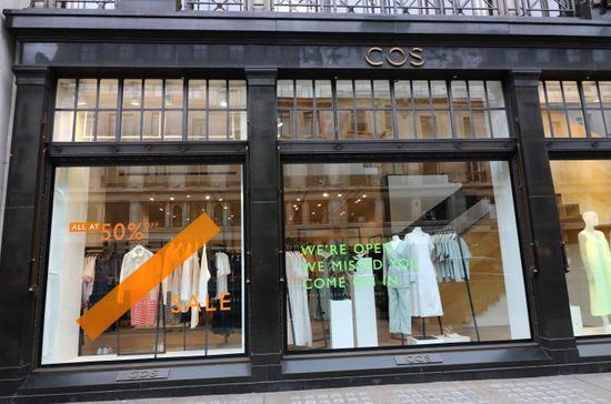 Cos Store On Regent Street Looks Editorial Stock Photo - Stock Image ...