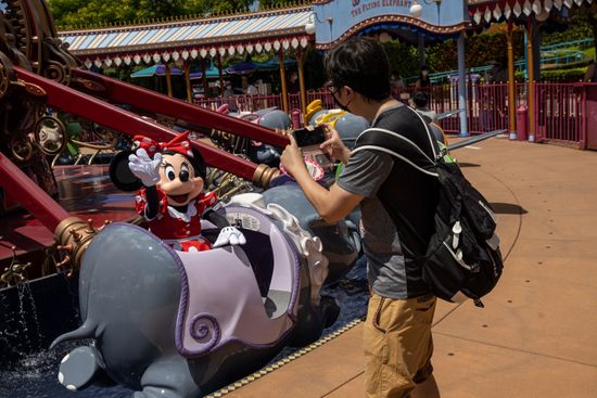 Visitor Takes Photo Minnie Mouse Hong Editorial Stock Photo - Stock ...
