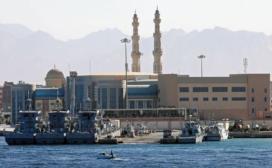 Navy Vessels Moor Port Hurghada Egypt Editorial Stock Photo - Stock ...