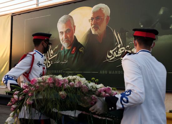Iraqi Honor Guards Lay Wreath During Editorial Stock Photo - Stock ...