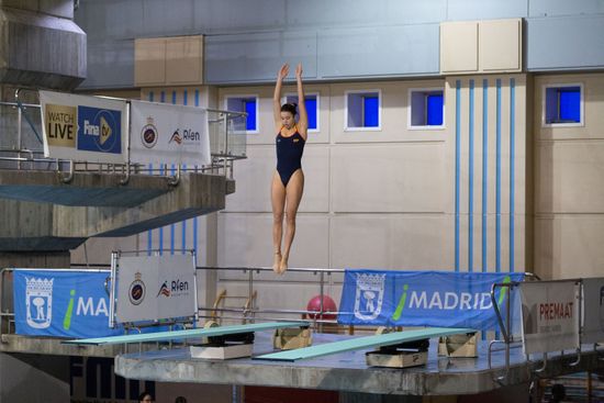 Spanish Diver Valeria Antolino Action During Editorial Stock Photo ...