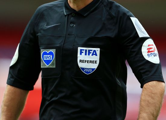 Nhs Patch On Shirt Worn By Editorial Stock Photo - Stock Image ...