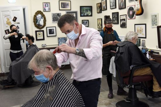 Barber David Judge C Wears Face Editorial Stock Photo - Stock Image ...