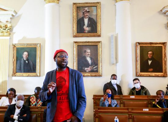 Congolesebelgian Artist Pitcho Womba Konga Performs Editorial Stock ...