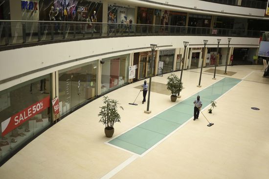 Housekeeping Staff Work Metropolis Mall Which Editorial Stock Photo ...