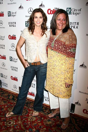 Cindy Crawford Fern Mallis Head Img Editorial Stock Photo - Stock Image ...