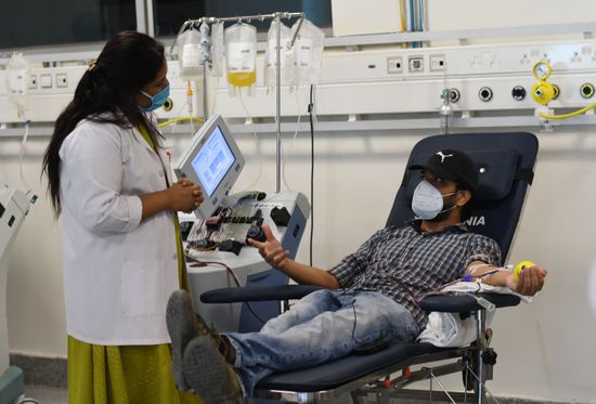 Sagar Negi 28 Donates Plasma Treatment Editorial Stock Photo - Stock ...
