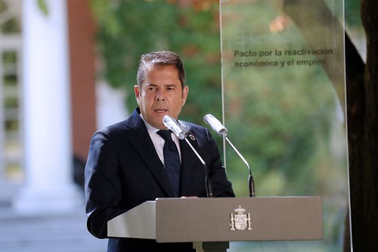 President Spanish Confederation Small Medium Enterprise Editorial Stock ...