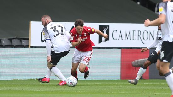 Joe Lolley Nutmegs Wayne Rooney Before Editorial Stock Photo - Stock ...