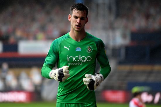 Luton Town Goalkeeper Simon Sluga 12 Editorial Stock Photo - Stock ...