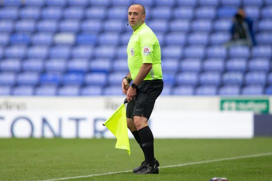 Assistant Referee Adam Crysell During Efl Editorial Stock Photo - Stock ...