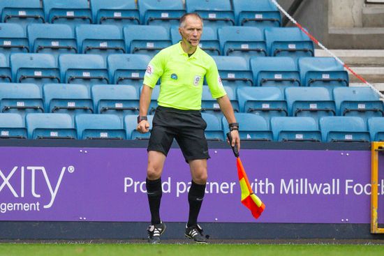 Assistant Referee Michael George During Efl Editorial Stock Photo ...