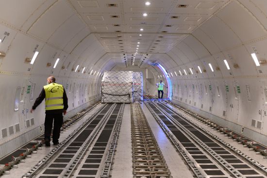 Arrival 23 Million Masks B747 Cargo Editorial Stock Photo - Stock Image ...