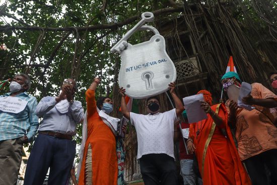 Members Intuc Indian National Trade Union Editorial Stock Photo - Stock ...