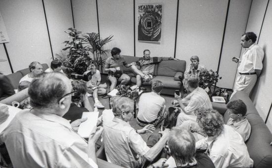 1990 Fifa World Cup Press Conference Editorial Stock Photo - Stock ...