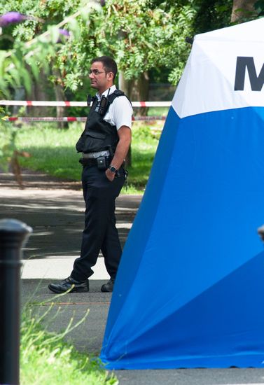 Police Officer On Guard Police Detectives Editorial Stock Photo - Stock ...