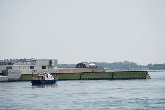 View Floating Modules Mose System During Editorial Stock Photo - Stock ...