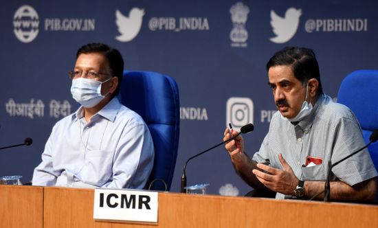 Indian Council Medical Research Icmr Director Editorial Stock Photo ...