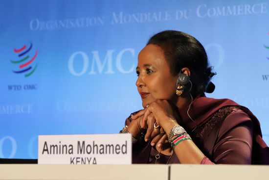 Amina Mohamed Kenya Candidate New Head Editorial Stock Photo - Stock ...