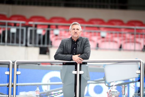 Gary Lineker Watches Game Whilst Working Editorial Stock Photo - Stock ...
