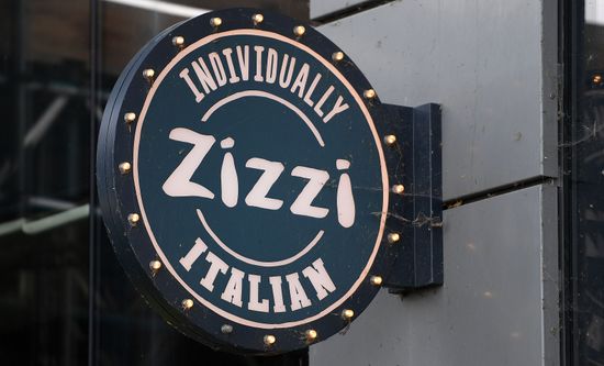 Zizzi Sign Outside Zizzi Restaurant London Editorial Stock Photo ...