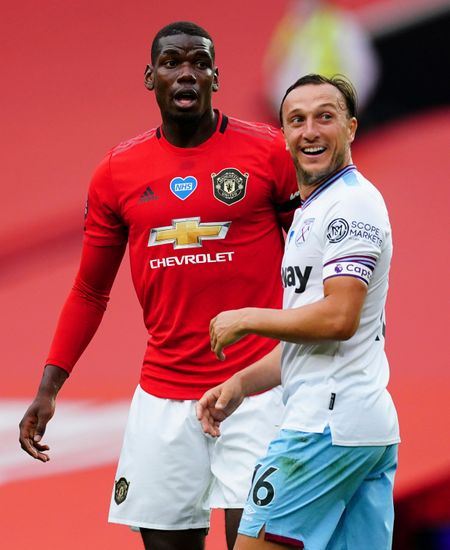 Paul Pogba Manchester United Alongside Smiling Editorial Stock Photo ...