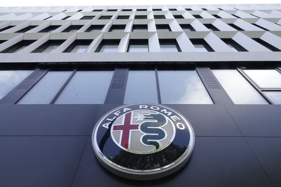Signage Italian Car Manufacturer Alfa Romeo Editorial Stock Photo ...