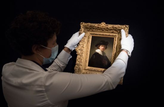 Worker Places Work Selfportrait Wearing Ruff Editorial Stock Photo ...