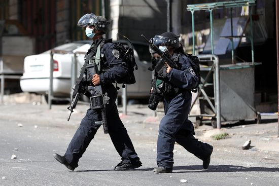 Israel Border Police Officers Clad Riot Editorial Stock Photo - Stock ...