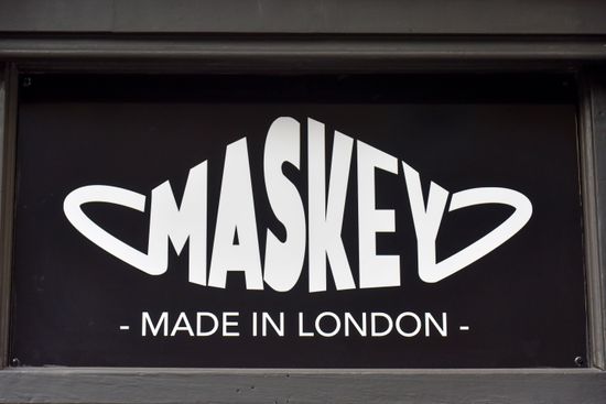 Maskey Logo Seen Outside Their Carnaby Editorial Stock Photo - Stock ...