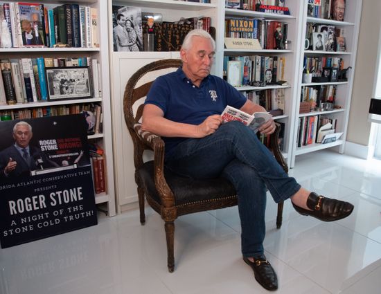 Roger Stone Seated His Office Reading Editorial Stock Photo - Stock ...