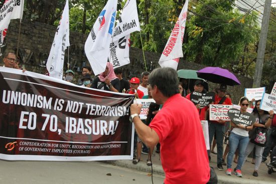 Various Organizations Staged Protest Action Against Editorial Stock ...