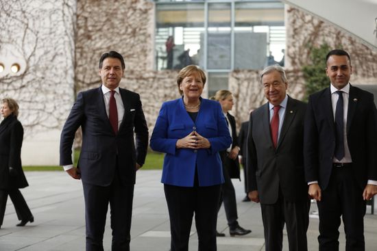Chancellor Angela Merkel Un Secretary General Editorial Stock Photo ...