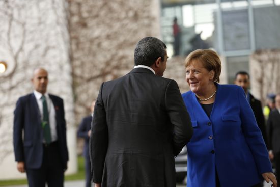 Chancellor Angela Merkel Un Secretary General Editorial Stock Photo ...