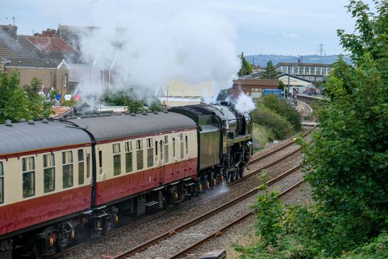 Red Dragon Express Britannia Class Locomotive Editorial Stock Photo ...