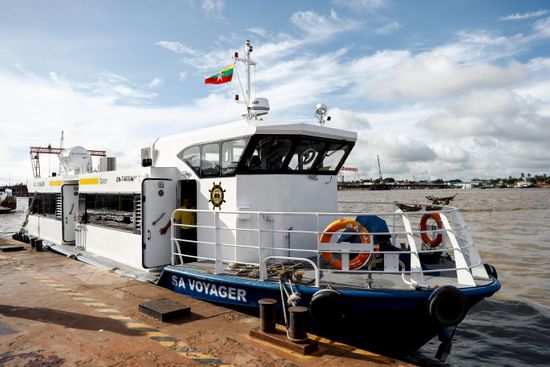 Ferry Known Yangon Water Bus Docks Editorial Stock Photo - Stock Image ...
