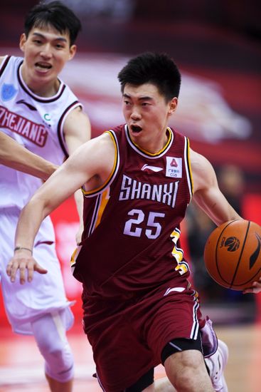 Zhang Hanjun R Shanxi Loongs Competes Editorial Stock Photo - Stock ...