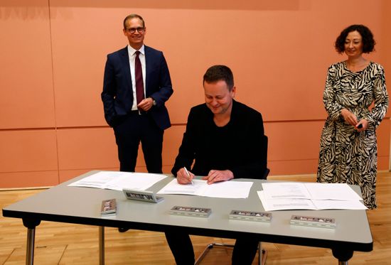 Berlins Senator Culture Europe Klaus Lederer Editorial Stock Photo ...