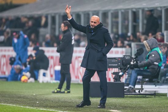 Coach Luciano Spalletti Inter During Serie Editorial Stock Photo ...