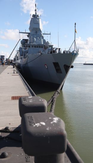Frigate F220 Hamburg German Navy Bundesmarine Editorial Stock Photo ...