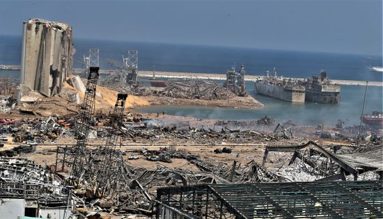 General View Destroyed Port Aftermath Massive Editorial Stock Photo ...