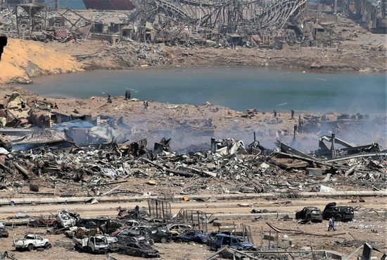 General View Destroyed Port Aftermath Massive Editorial Stock Photo ...