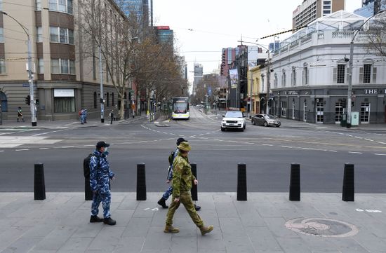 Adf Airforce Personnel Patrol Through Central Editorial Stock Photo ...