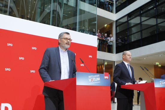 Berlin Majority Spd Members Have Approved Editorial Stock Photo - Stock ...