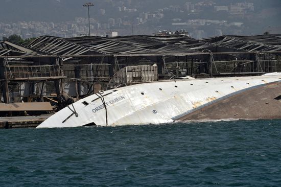 Capsized Orient Queen Ship After Major Editorial Stock Photo - Stock ...