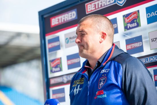 Wakefield Coach Chris Chester Interviewed After Editorial Stock Photo ...