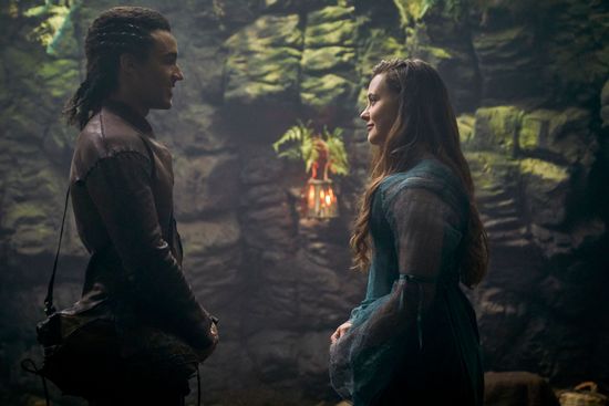 Devon Terrell Arthur Katherine Langford Nimue Editorial Stock Photo ...